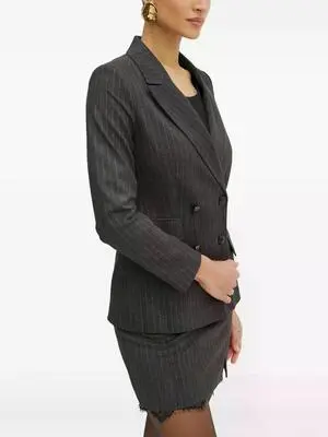 MORGAN Pinstripe Double-breasted Blazer