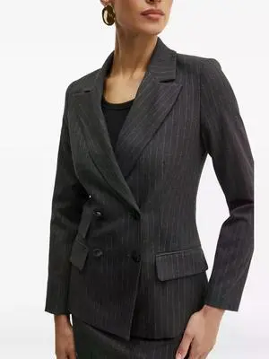 MORGAN Pinstripe Double-breasted Blazer