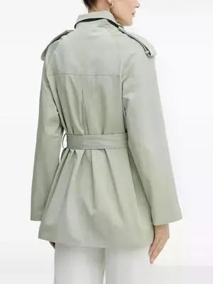 MORGAN Belted High-neck Coat