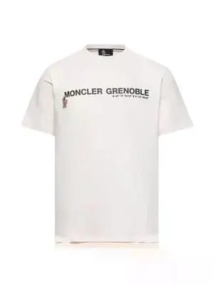 Moncler Print T-shirt - Neutrals