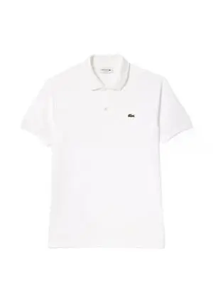 Lacoste Collar Polo Shirt - White