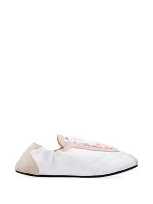 Repetto Ribbon Lace Up Sneakers - White