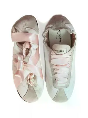 Repetto Lace-up Ribbon Sneakers - White