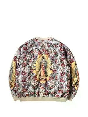 Kapital Floral Quilted Sweatshirt
