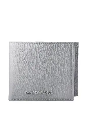 Emporio Armani Logo-plaque Wallet - Grey