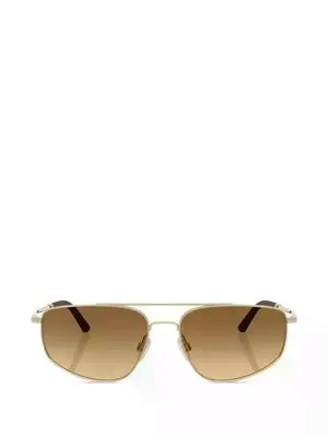 Oliver Spencer Pilot-frame Sunglasses - Gold
