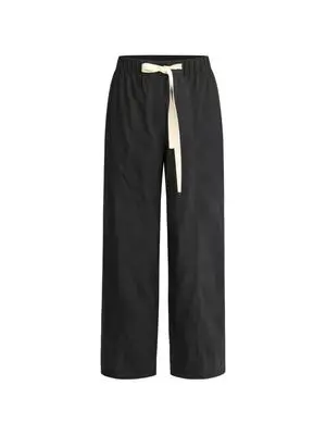 LEE MATHEWS Tie-waist Trousers - Black