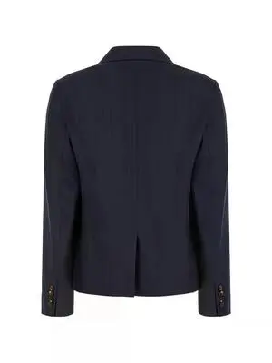 Max Mara Pinstripe Button Jacket