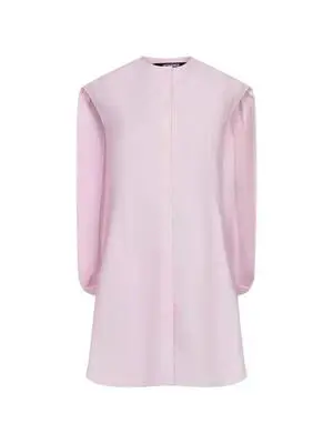Jacquemus La Robe Berlingot Long-sleeve Shirt Dress - Pink