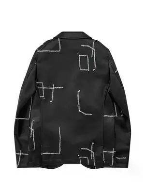 BLACK COMME DES GARÇONS Stitching-detail Jacket