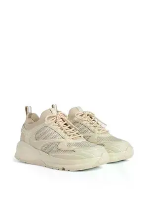 Dsquared2 Dash Panelled Platform Sneakers - Neutrals
