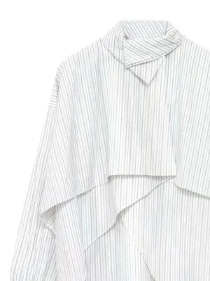 MARGAUX LONNBERG Bird Striped Blouse - White