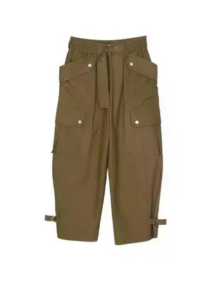 3.1 Phillip Lim Buckle-belted Cargo Pants - Brown