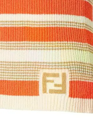 Fendi Striped Logo Vest
