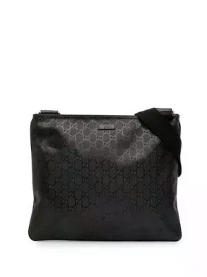 Gucci 2016-2026 Gg Imprime Crossbody Bag - Black