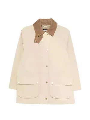 Barbour Glynis Corduroy-collar Coat - Neutrals