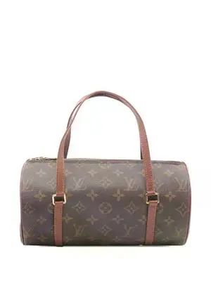 LOUIS VUITTON 2001 Monogram Papillon 26 Handbag - Brown