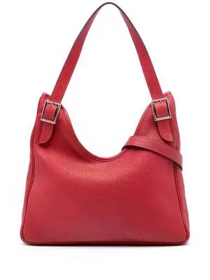 Hermès 2012 Clemence Massai Gm Satchel - Red