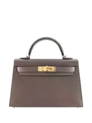 Hermès 2019 Mini Epsom Kelly Sellier Ii 20 Satchel - Brown