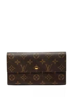 LOUIS VUITTON 2011 Monogram Porte Tresor International Long Wallets - Brown
