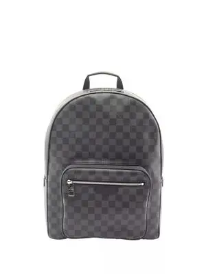 LOUIS VUITTON 2016 Damier Graphite Josh Backpack - Black