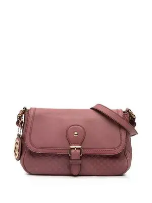 Gucci 2016-2026 Microguccissima Sukey Crossbody Bag - Pink
