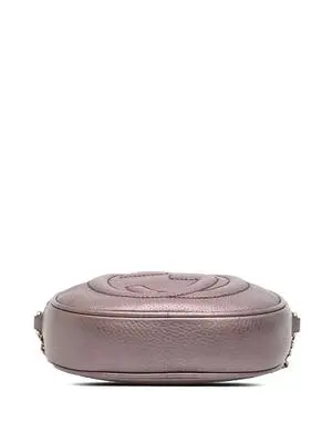 Gucci Mini Calfskin Soho Chain Crossbody Bag - Pink