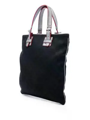 Loewe 2005 Anagram Beaded Jacquard Tote Bag