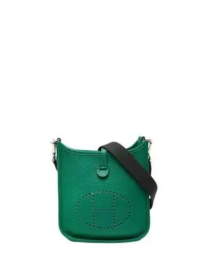 Hermès 2017 Clemence Evelyne Tpm Crossbody Bag - Green