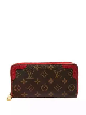 LOUIS VUITTON 2018 Monogram Retiro Zippy Wallet Long Wallets - Brown