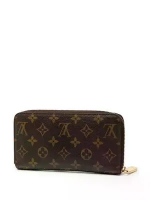 LOUIS VUITTON 2007 Monogram Zippy Wallet Long Wallets - Brown