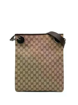 Gucci Gg Canvas Eclipse Crossbody Bag 2000-2015 - Brown