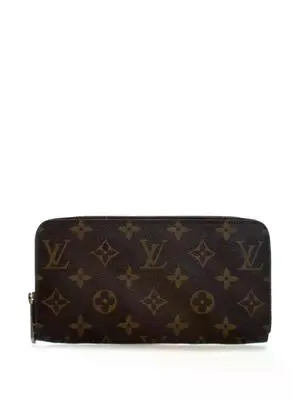 LOUIS VUITTON 2000-2010 Monogram Zippy Wallet Long Wallets - Brown