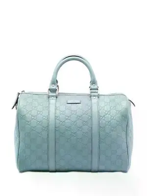 Gucci Medium Sima Joy Boston Bag - Blue
