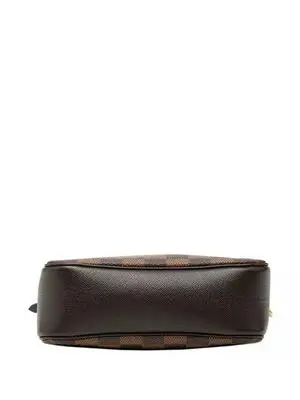 LOUIS VUITTON 1999 Damier Ebene Trousse Pochette Handbag - Brown