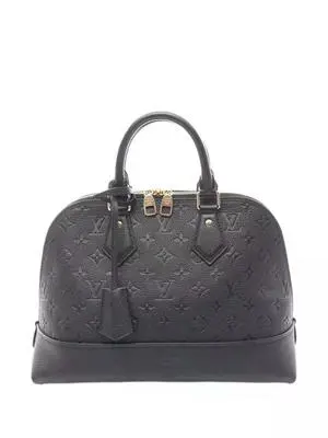 LOUIS VUITTON 2019 Monogram Empreinte Neo Alma Pm Satchel - Black
