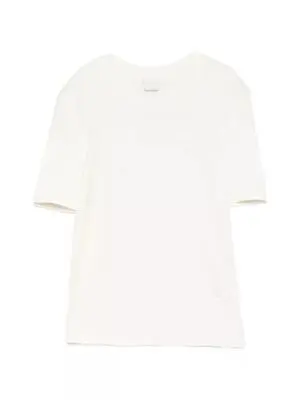 Calvin Klein Ribbed T-shirt - Neutrals