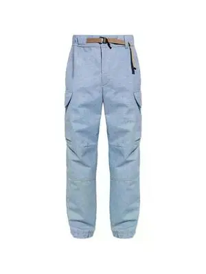 Moncler Belt Cargo Trousers - Blue