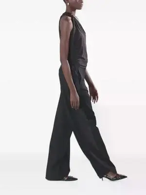 Pinko One-shoulder Ruched Top - Black