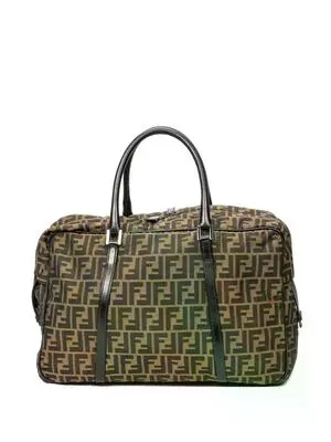 Fendi 1960 Zucca-monogram Top-handle Luggage - Brown