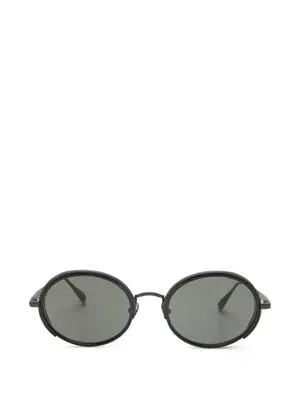 Linda Farrow Finn Round-frame Sunglasses - Black
