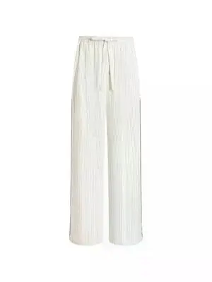 Dolce & Gabbana Striped Fabric Vanity Trousers - Neutrals