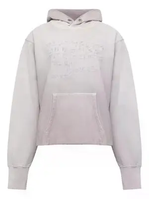 MAISON MARGIELA Printed-detail Hoodie - Grey