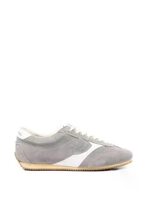Philippe Model Panelled Leather Sneakers - Grey