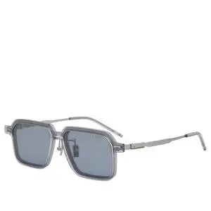 A. SOCIETY X Universal Works Kowloon Sunglasses - Silver/grey