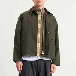 Barbour Os Reversible Transporter Casual Jacket - Sage/ancient Tartan
