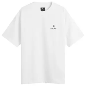 SNOW PEAK Nsd Logo T-shirt - Off White