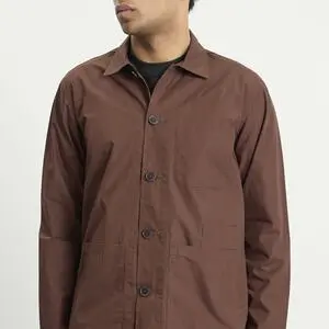 Universal Works Peached Poplin Bakers Overshirt