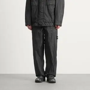 Stone Island Dense Nylon-tc Hand Sprayed Reflective Trousers