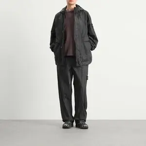 Stone Island Dense Nylon-tc Hand Sprayed Reflective Trousers